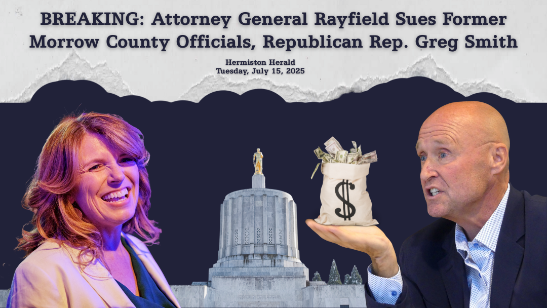 BREAKING: Oregon AG Sues Former Morrow County Officials, Greg Smith